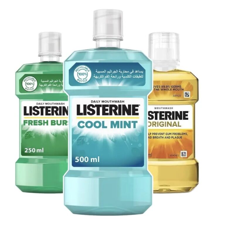 Listerine Antiseptic Mouthwash, Plaque & Gingivitis Rinse - 250ml/500ml ...